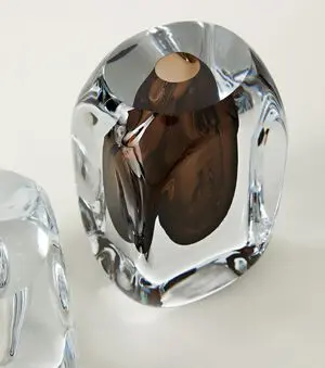 MILENA KLING Set Of 2 Glass Paperweights