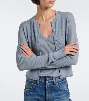 Chloé Knitted Wool Cardigan And Tank Set