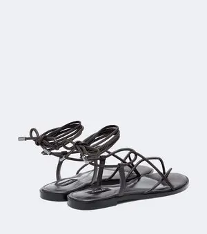 A.emery Odine Leather Thong Sandals