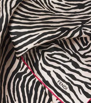 Fendi Printed Silk Scarf