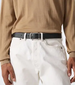 Prada Reversible Saffiano Leather Belt