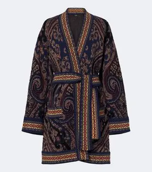 Etro Jacquard Wool-blend Kaftan