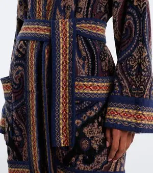 Etro Jacquard Wool-blend Kaftan