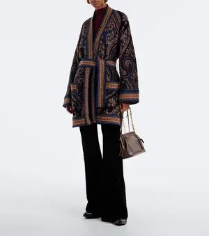 Etro Jacquard Wool-blend Kaftan