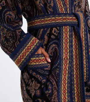 Etro Jacquard Wool-blend Kaftan