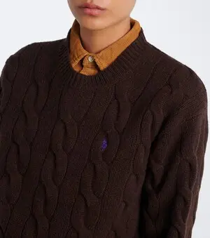 Polo Ralph Lauren Cable-knit Wool And Cashmere Sweater