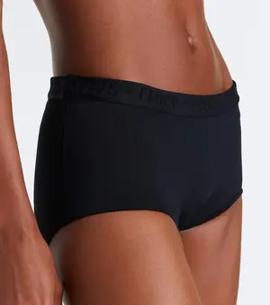Fendi Logo Knitted Micro Shorts