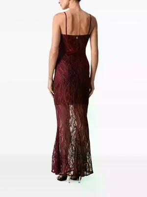 Guess Spaghetti Strap Lace Overlay Dress