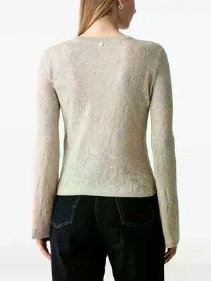 Liu Jo Floral-jacquard Sweater