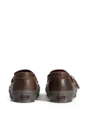 VANS Stud-embellished Leather Loafers