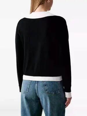 Liu Jo Layered-effect V-neck Sweater