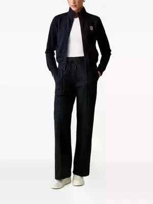 Guess Monogram Pattern Drawstring Track Pants