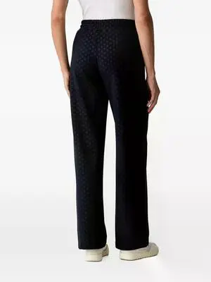 Guess Monogram Pattern Drawstring Track Pants