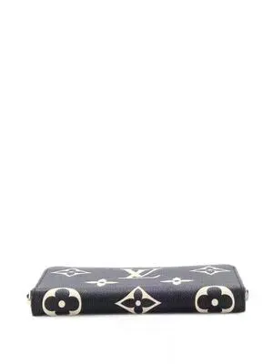 LOUIS VUITTON Zippy Wallet Bicolor Monogram Empreinte Giant Small Wallets