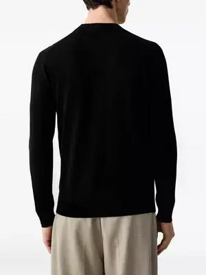 Karl Lagerfeld Logo-embroidered Mock-neck Sweater