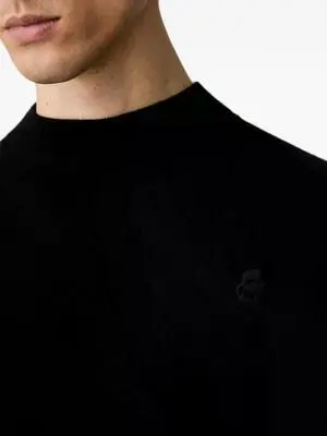 Karl Lagerfeld Logo-embroidered Mock-neck Sweater