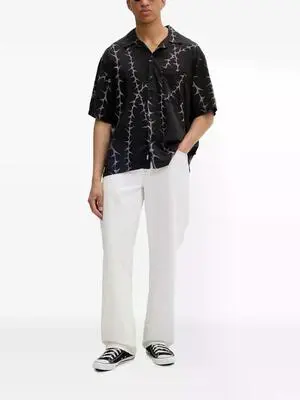 VANS Thorn-print Short-sleeve Shirt