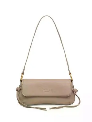 TWINSET Logo-debossed Knot-detail Tote Bag - Neutrals