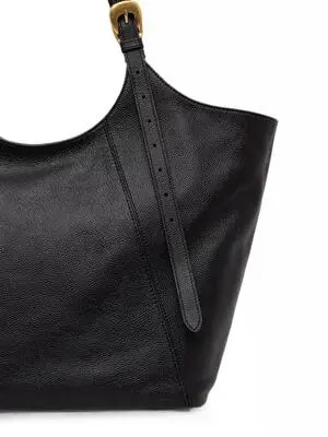 TWINSET Pebbled Tote Bag With Buckle Detail