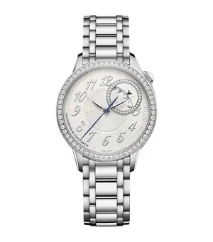 VACHERON CONSTANTIN Egérie Stainless Steel And Diamond Watch - Silver