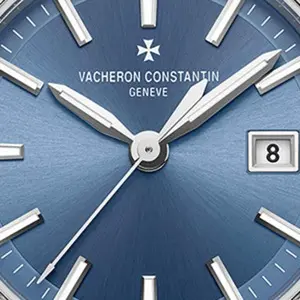 VACHERON CONSTANTIN Stainless Steel Overseas Watch With Diamond Bezel