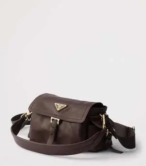 Prada Mini Lambskin Explore Shoulder Bag