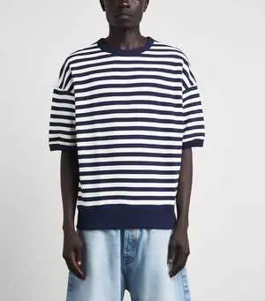 Polo Ralph Lauren Fleece Stripe Short-sleeve Sweater