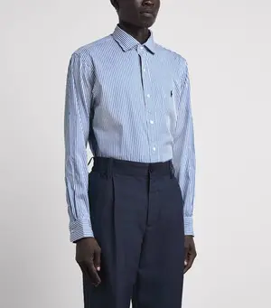 Polo Ralph Lauren Cotton Stripe Custom Fit Shirt
