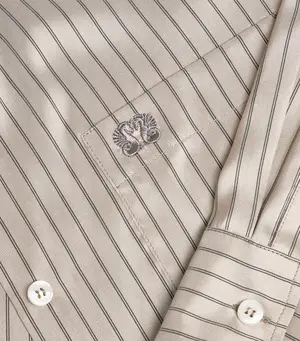 BLAZÉ MILANO Silk Stripe Shirt