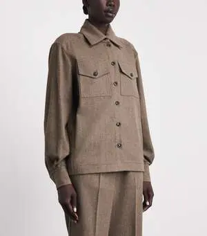 Kiton Virgin Wool-cashmere Overshirt