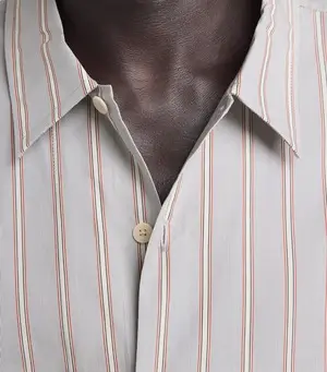 NN.07 Supima Cotton Stripe Short-sleeve Shirt