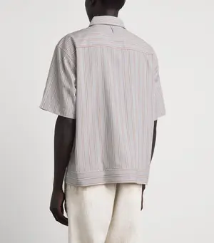 NN.07 Supima Cotton Stripe Short-sleeve Shirt