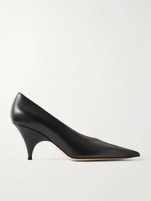 GIANVITO ROSSI Sofia 70 Leather Pumps - Black