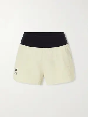 On Volt Crinkled-shell Shorts - Neutrals