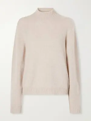 THE ROW Kensigton Cashmere Turtleneck Sweater - Brown