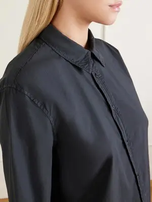 NILI LOTAN Raphael Cotton-poplin Shirt