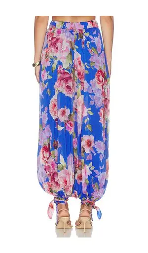 Hemant & Nandita Printed Chiffon Harem Pants