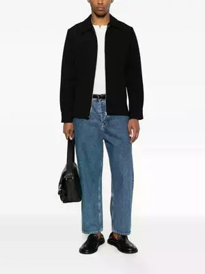 Sandro Zip-up Wing-collar Shirt