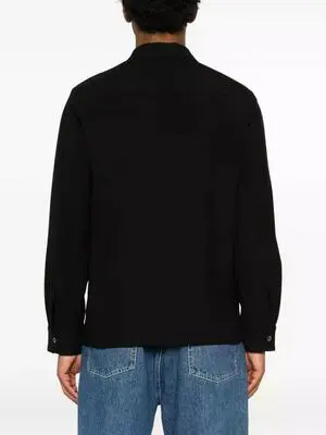 Sandro Zip-up Wing-collar Shirt