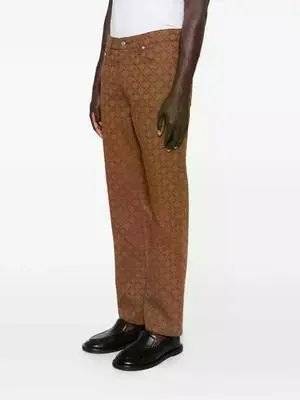 Sandro Monogram-pattern Jeans