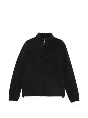 Sandro Zip-up Stand-up Collar Jacket - Black