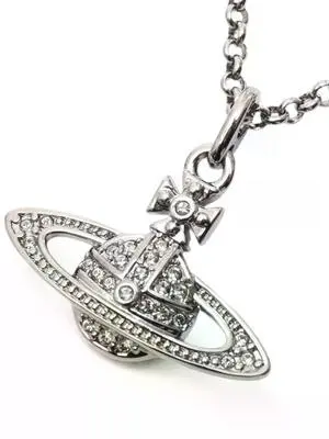 VIVIENNE WESTWOOD Mini Bas Relief Pendant Necklace - Silver