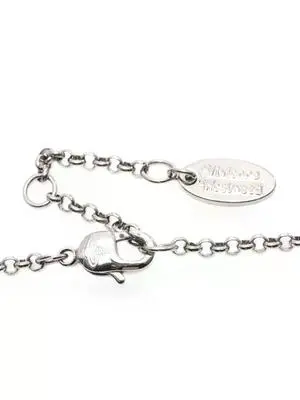 VIVIENNE WESTWOOD Tone Rhinestone Embellished Orb Pendant Necklace