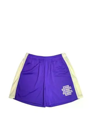 ERIC EMANUEL Logo-print Shorts - Purple