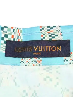 LOUIS VUITTON 2020s Distorted Damier Short-sleeved Shirt