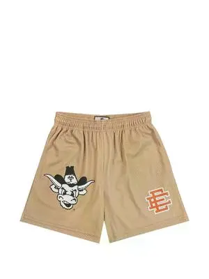 ERIC EMANUEL Logo-detail Shorts - Brown