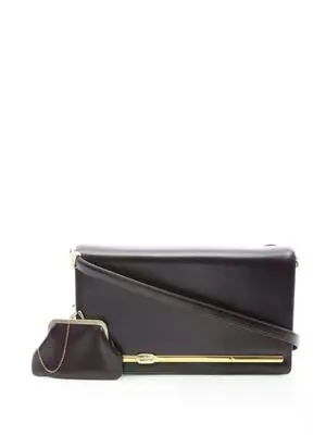 Dior 2000s Leather Shoulder Bag - Brown