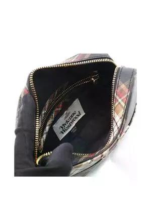 VIVIENNE WESTWOOD Tartan Orb Camera Bag