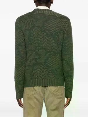 Etro Intarsia-knit Crew-neck Sweater