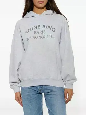 ANINE BING Harvey Sweatshirt Paris Stencil